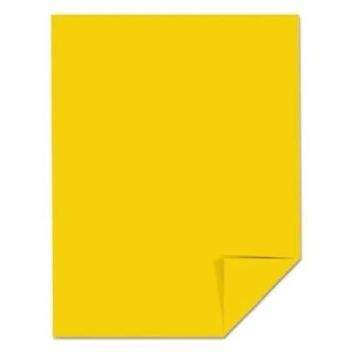 250 Sheets Astrobrights Cover 8.5"x 11" Sunburst Yellow Copy Paper 65 ...