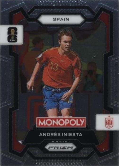 2026 Panini Prizm Monopoly Fifa World Cup - Andres Iniesta #43 for sale ...