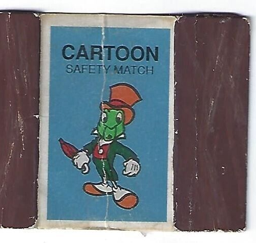 Jiminy Cricket Cartoon Matchbook Walt Disney | eBay