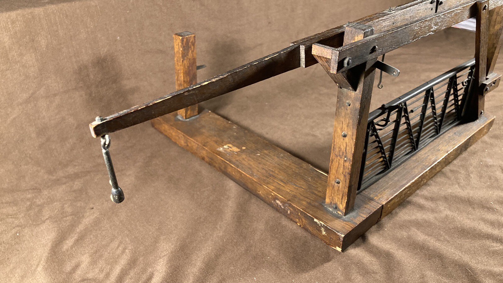 19th Century Salesman Sample Farm Cattle Ranch Automatic Gate Patent ...