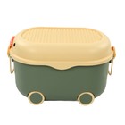 (Green Large)Toy Storage Box Multi Purpose Cute Duck Cover Plastic ...