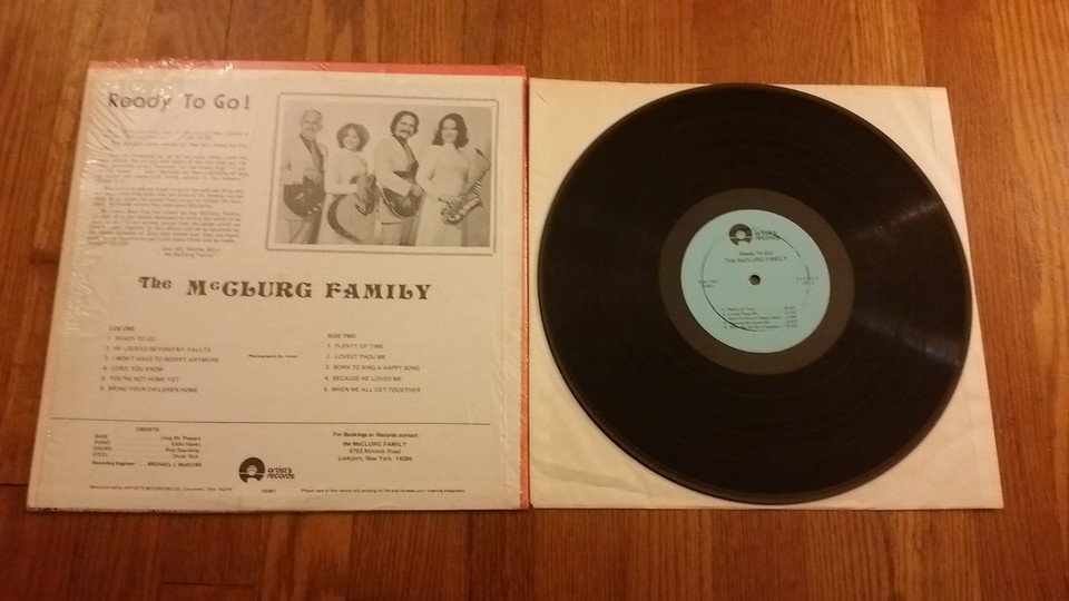 The McClurg Family Ready To Go Vinyl Record Rare LP Christian Gospel Music | eBay