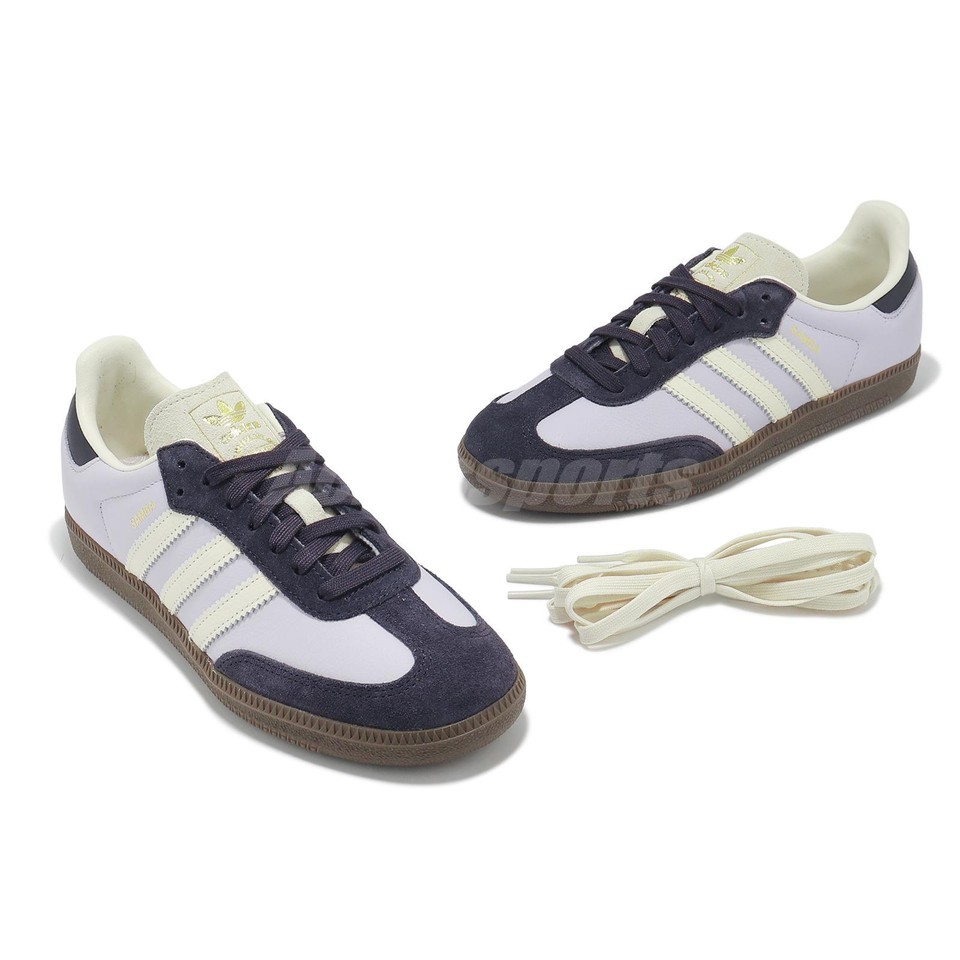 adidas Originals Samba OG W Silver Dawn Aurora Black Women Casual Shoes ...