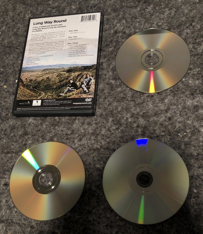Long Way Round (DVD) Complete TV Series 825452507248| eBay