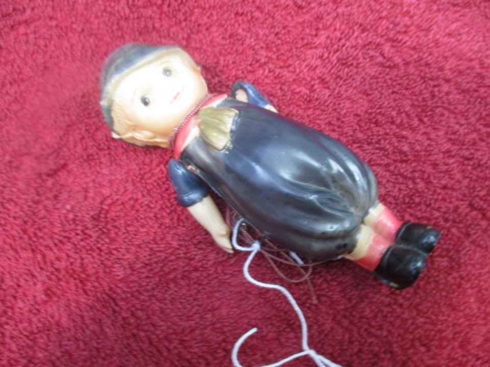 ANTIQUE CELLULOID DOLL "CHECKING THINGS OUT" COLLECTIBLE | eBay