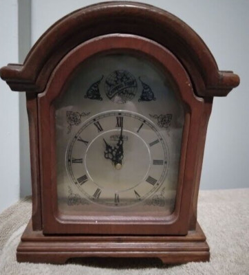 Tempus Fugit Wood Mantle Clock Springfield | eBay