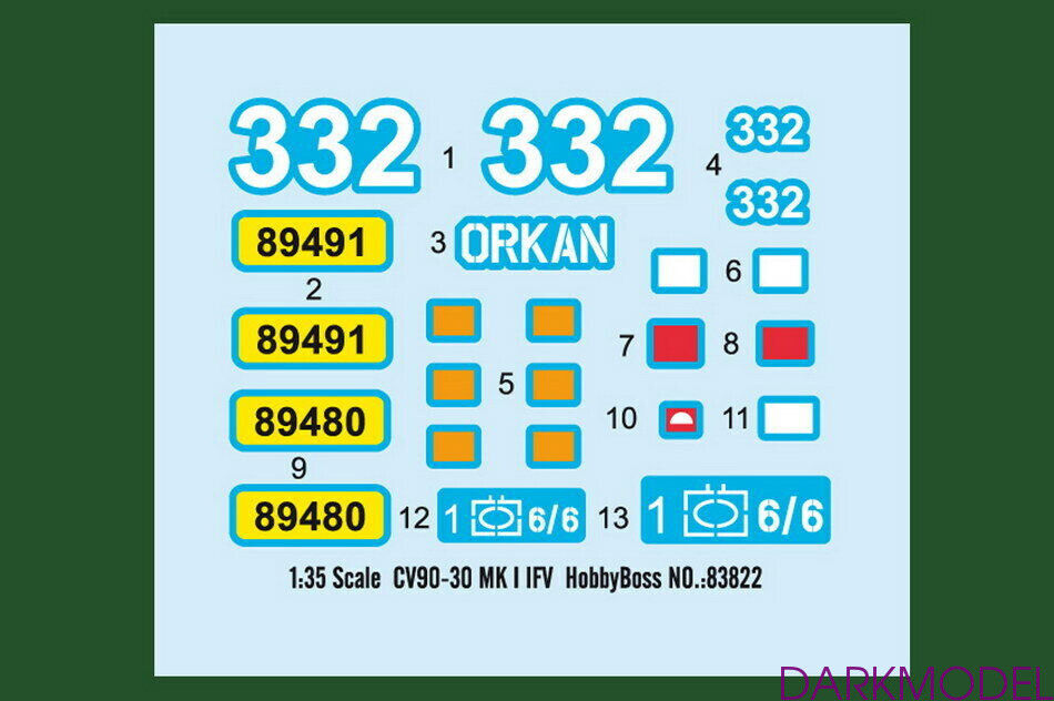 HobbyBoss Model kit #83822 1/35 Swedish CV90-30 MK I IFV | eBay