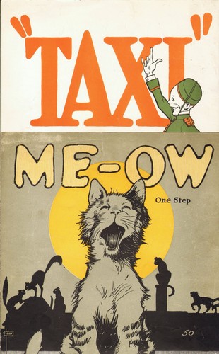 MEOW Plus TAXI 1918 1919 MEL B. KAUFMAN Sam Fox Sheet Music! | eBay