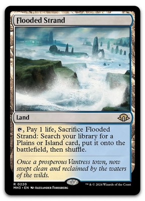 Flooded Strand #220 (NM) Modern Horizons 3 MH3 Magic MTG pack fresh edh ...
