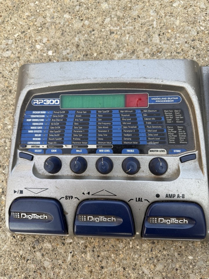 DIGITECH RP300 Modeling Guitar Processor Effects Pedal, Has Some Rust ...
