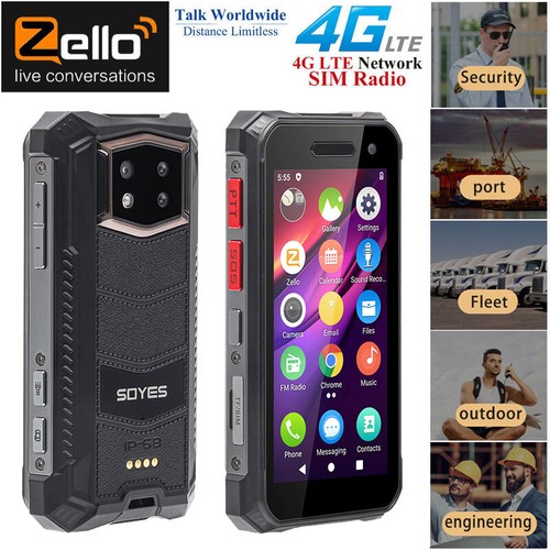 3.5" 4G LTE MINI Android Rugged Mobile Outdoor Walkie Talkie GPS PTT ...