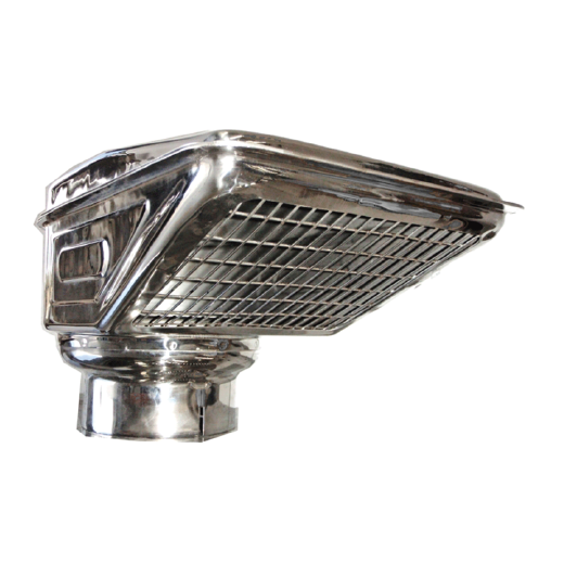 6 Inch Stainless Air Intake RAM Kenworth Mack Freightliner Western Star ...