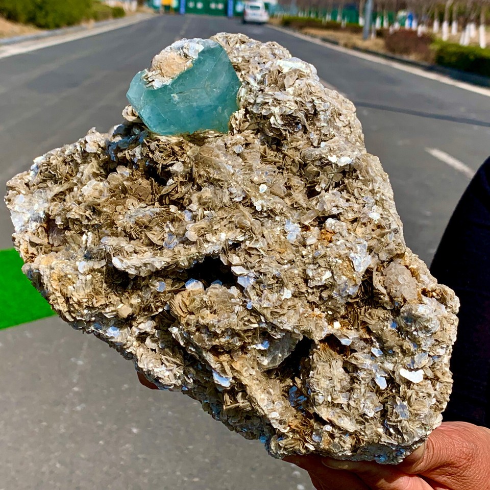 6.56LB Museum Top Grade Aquamarine Terminated Crystals Specimen | eBay