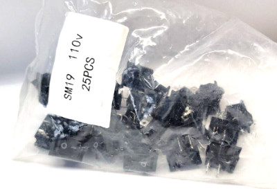 25 Pack Mini Switch On/Off Panels Rocker SM19 110v Small Switches ...