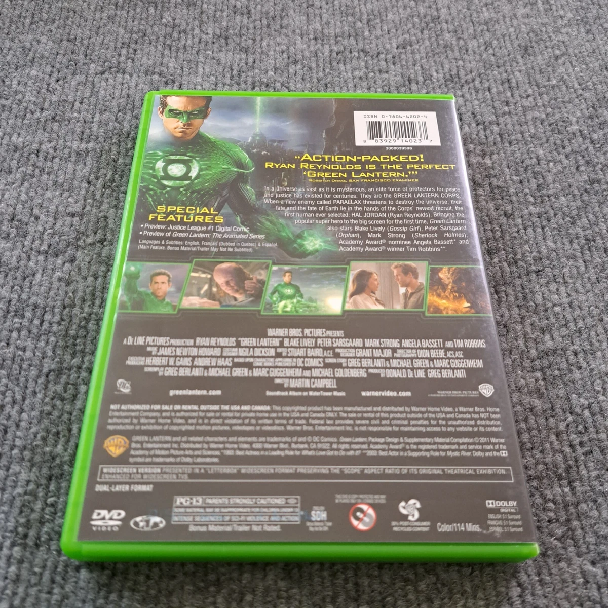 Green Lantern Dvd Cover