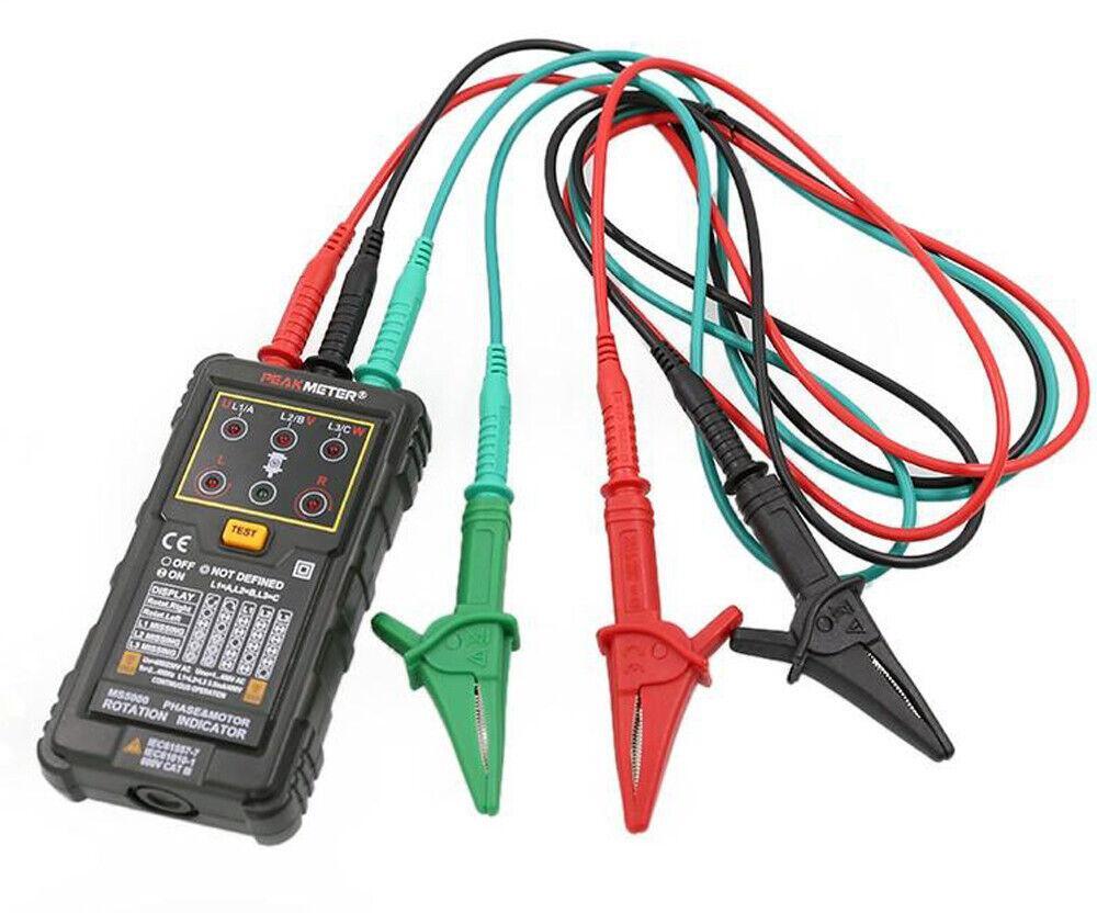 3-phase Tester MASTECH MS5900 Motor Phase Rotation Tester | 3-Phase ...