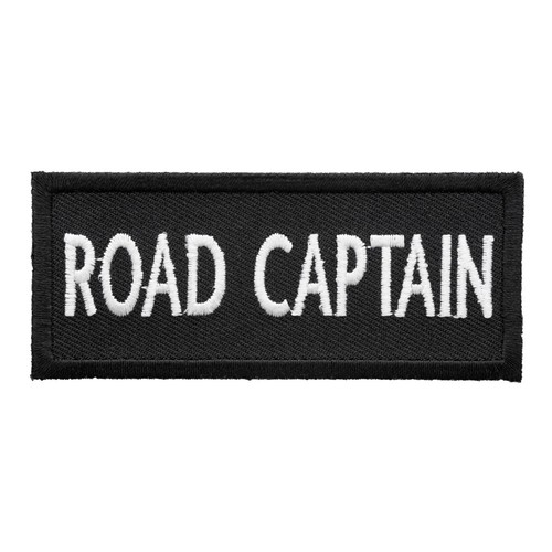 Road Captain Black & White Patch, Biker Club Patches | eBay