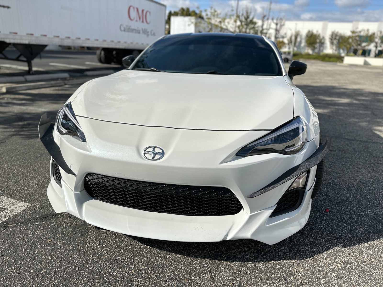 V3 Pair Black ABS Front Bumper Lip Canard Splitter Diffuser For 13-16 ...