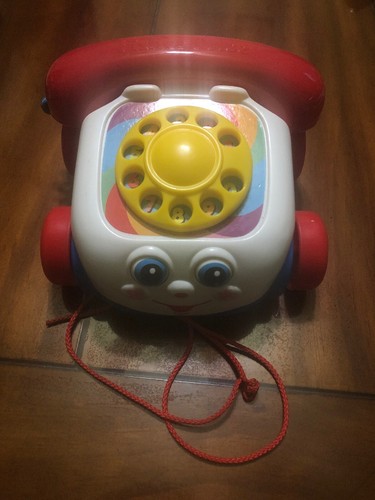 Fisher Price Chatter Telephone Baby Toddler Pull Toy Dial Phone 2000 ...