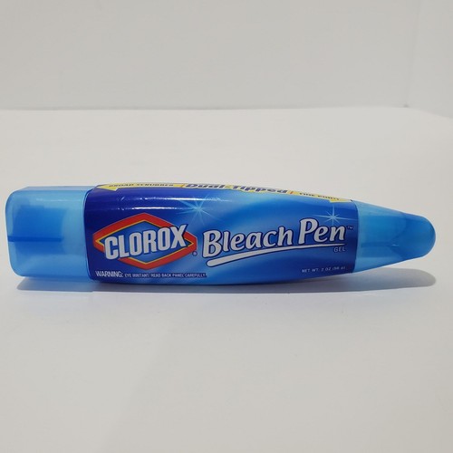 Clorox Bleach Pen Gel Dual-Tipped Scrubber & Fine Point USED 90% FULL ...