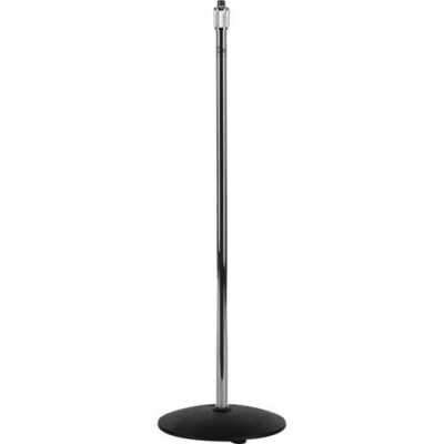 AtlasIED MS-12C Low Profile Round Base Mic Stand - Chrome | eBay