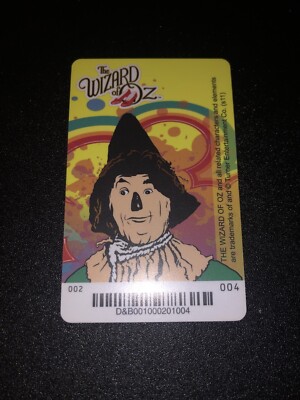 Scarecrow Elaut Card The Wizard of Oz Arcade Coin Pusher Game Dave and ...