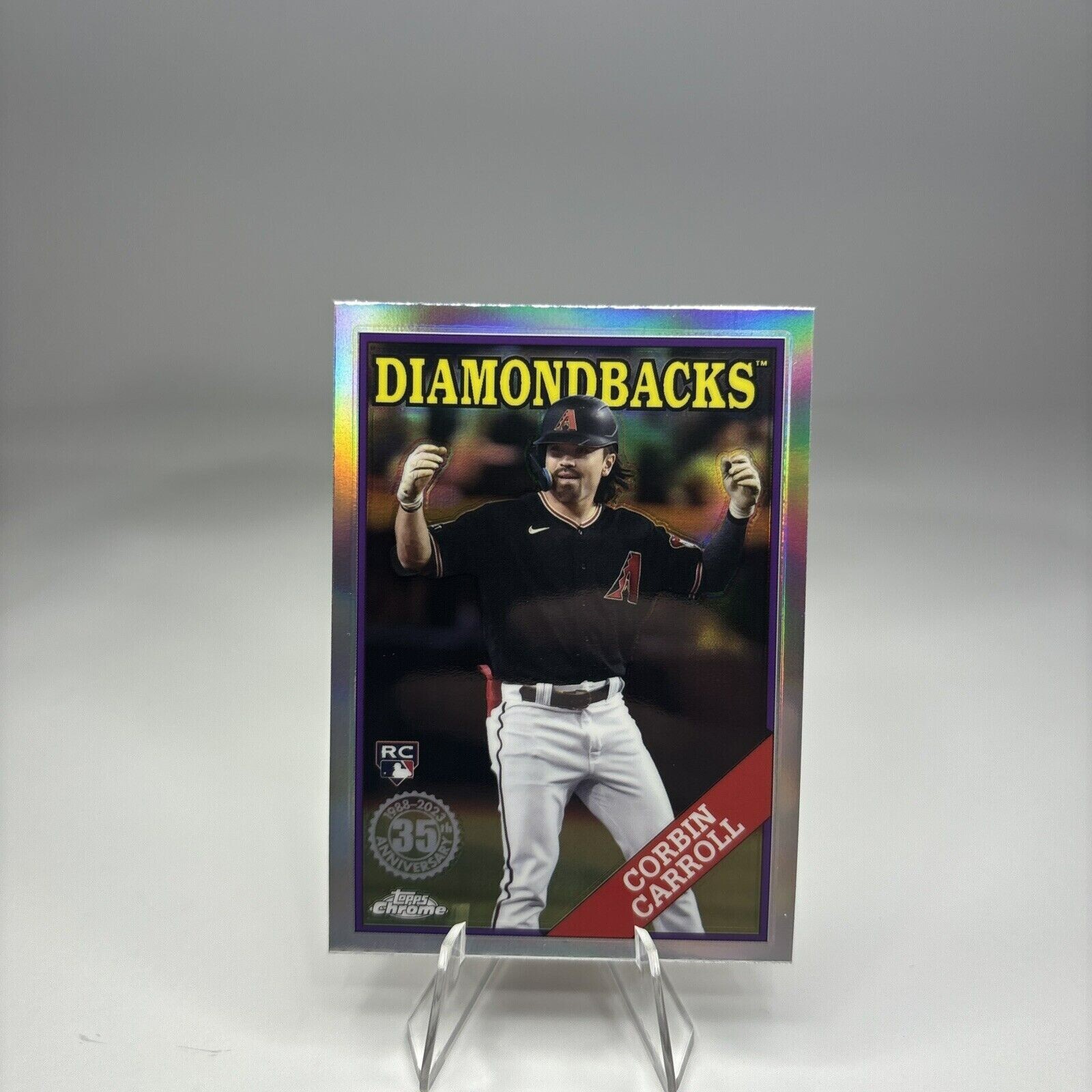 2023 Topps Chrome Update Corbin Carroll RC 88 Topps 35th Anniversary ...