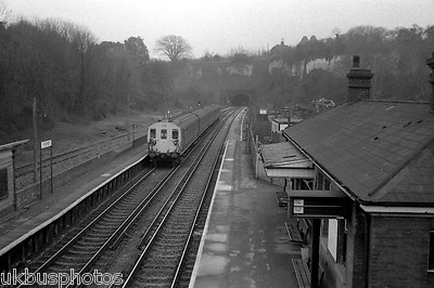 British Rail 4epb leaving Higham station Kent Rail Photo | eBay