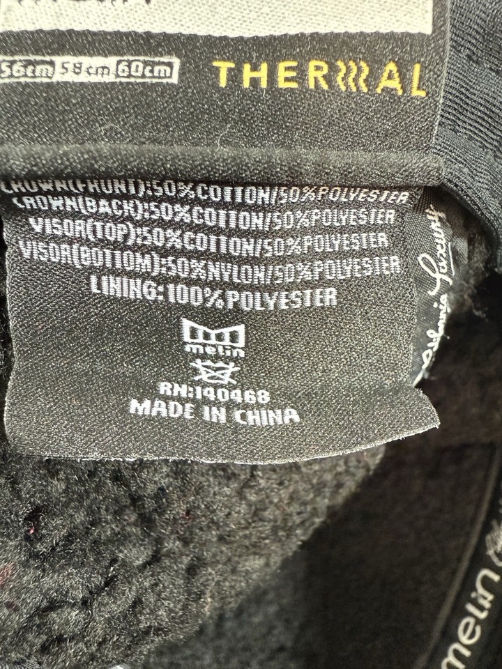 Melin Thermal Lumberjack Strapback Hat Red Black Ear Flap Warm Winter ...