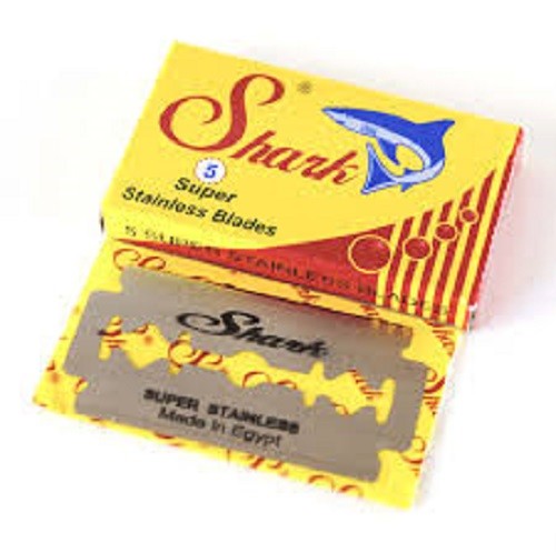 FREE SHIP!! 200 Shark Super Stainless Double Edge Safety Shaving Razor ...