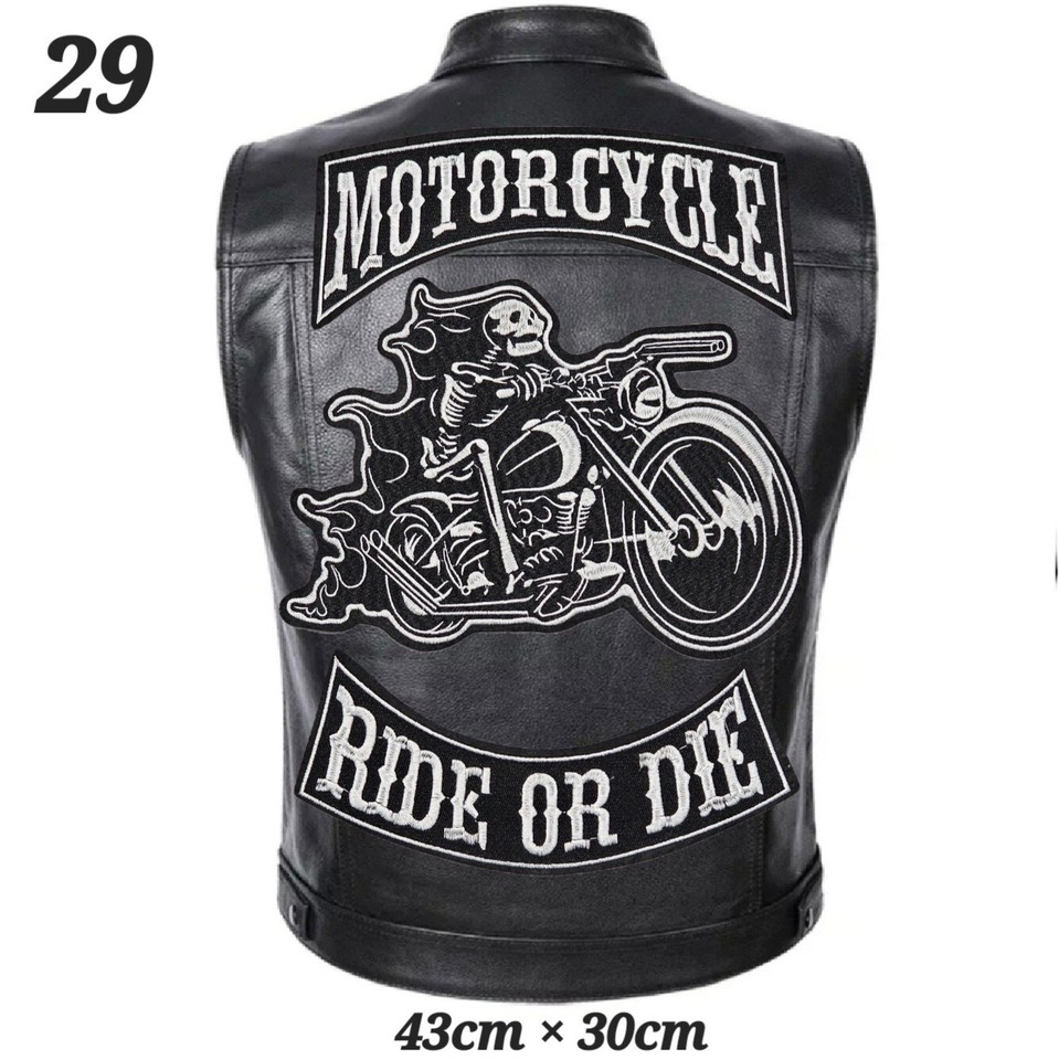 Flicken zum Aufnäher Aufbügler Patch Biker Motorrad Custom Kutte Rücken ...