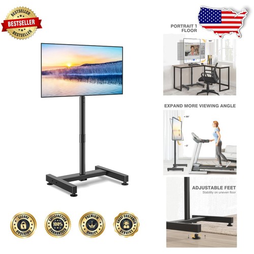 Portable Floor Monitor Stand - Rotatable and Adjustable for All Viewing ...