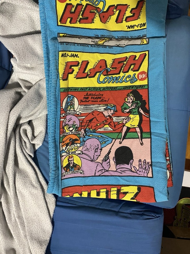 1975 Vintage DC Comic Strip Inscribed Blanket RARE RARE RARE 🔥🔥 | eBay