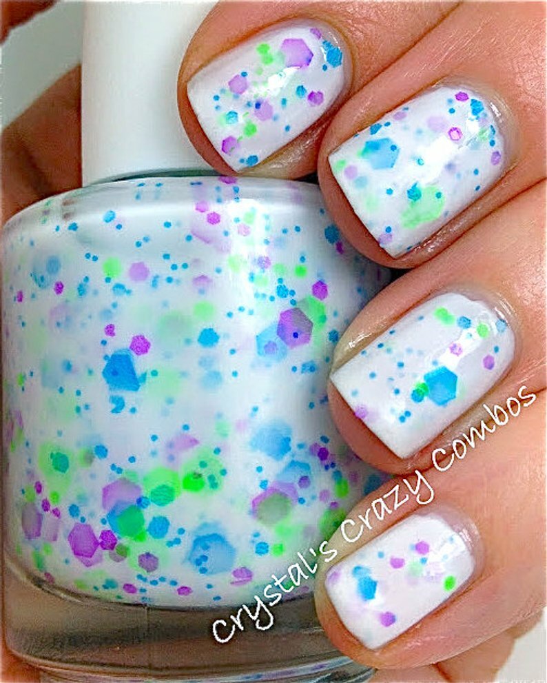 Indie Nails Chit Chat : Custom Blended Glitter Nail Polish / Indie