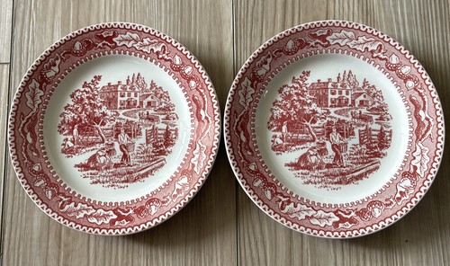 Vintage Royal China USA Memory Lane 6-1/2 Inch Plate(s) Two Plates | eBay