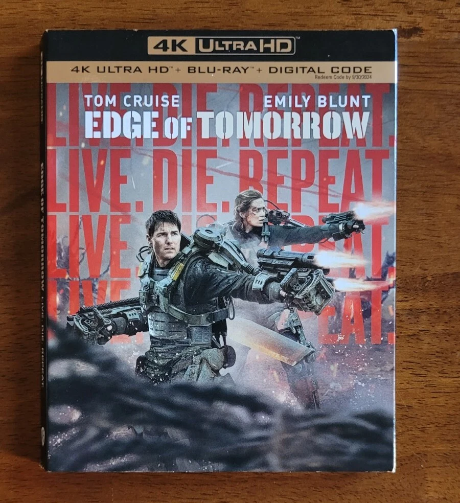 Edge Of Tomorrow Blu Ray Cover