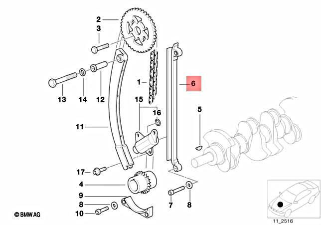 Genuine BMW E34 E36 E46 Z3 Cabrio Compact Coupe Guide rail OEM ...