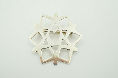 Vintage Far Fetched Sterling Silver Family Circle Heart Pin Brooch | eBay