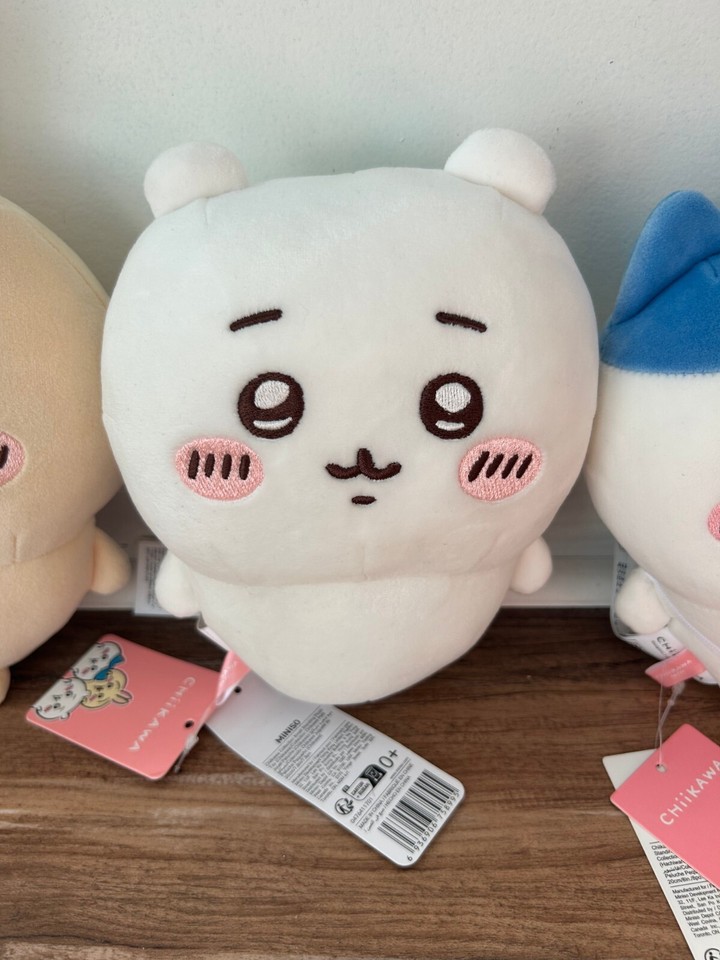 Chiikawa X MINISO Plush BUNDLE (Set of 3) with Usagi Hachiware | eBay