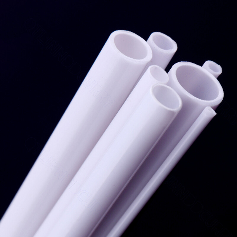 White ABS Round Hollow Tube 3mm-10mm Styrene Plastic Pipe DIY Model ...
