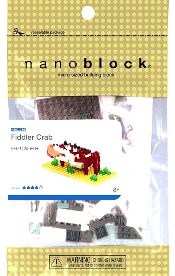 Nano block Fiddler Crab Mini Figures Building Blocks Sea Animals Kids ...