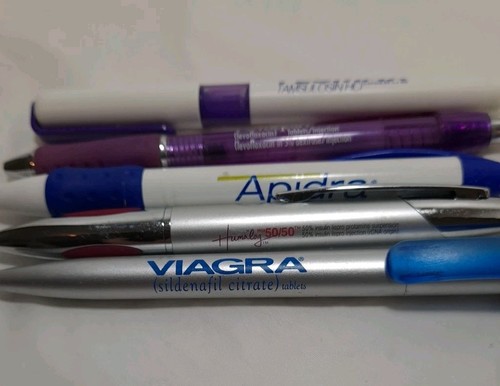 Pharmaceutical Drug Rep Pens & Highlighter Lot 5 Viagra Levaquin Apidra ...