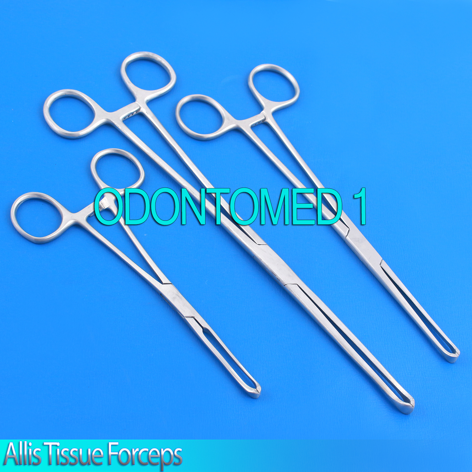 Set Of 3 Premium Grade Allis Tissue Forceps Clamps 5x6 Teeth 6" + 7 ...