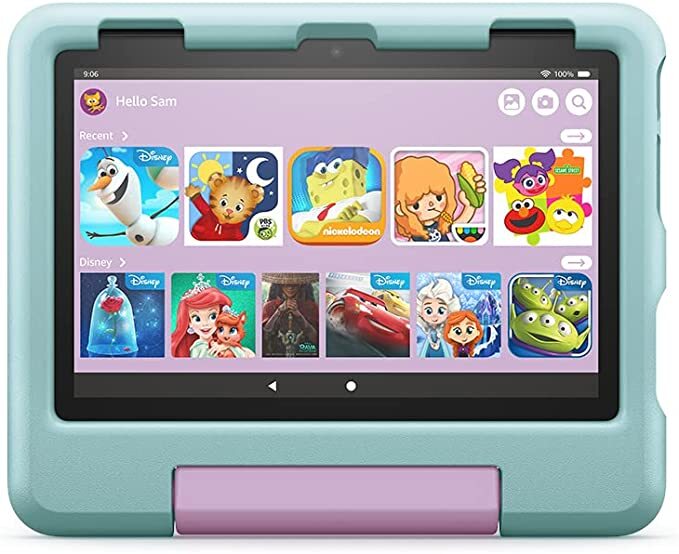 Amazon Fire 10" Kids Latest 2024 tablet w Alexa Wi-Fi 32GB Micky Mouse ...