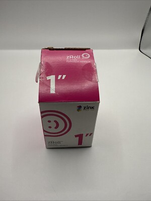Zink 1 inch zRoll Ink Acid Free Permanent Adhesive Package Printer New ...
