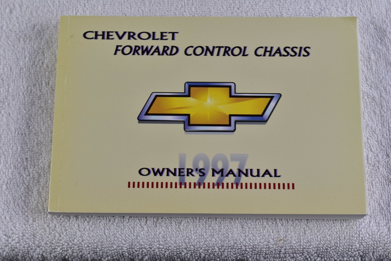 1997 CHEVROLET FORWARD CONTROL CHASSIS OWNERS MANUAL | eBay