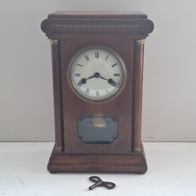 Vintage HAC Chiming Mechanical Mantel Clock - Hamburg American Clock Co ...