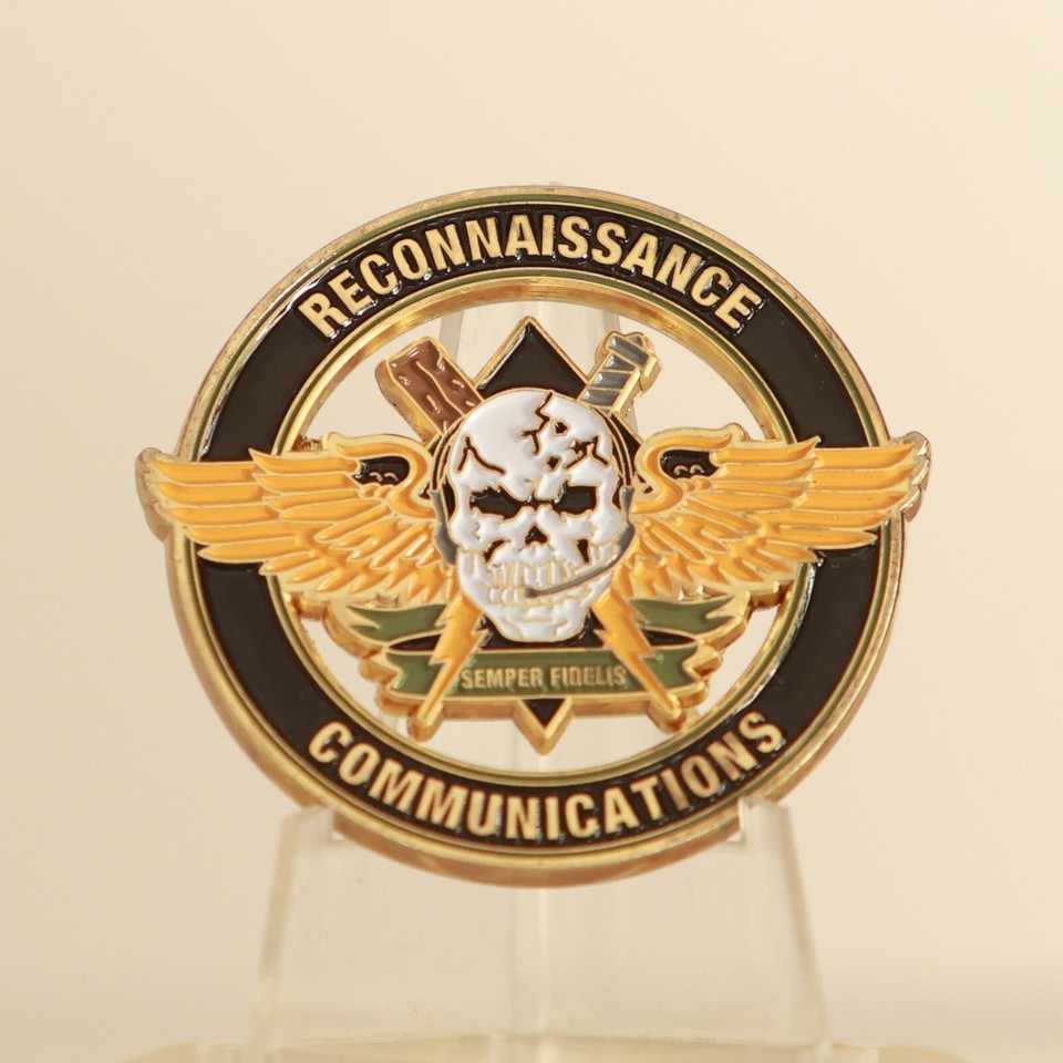 Military Challenge Coins: Recon Comm & 1st Recon Bn 1st Mar Div Medals ...