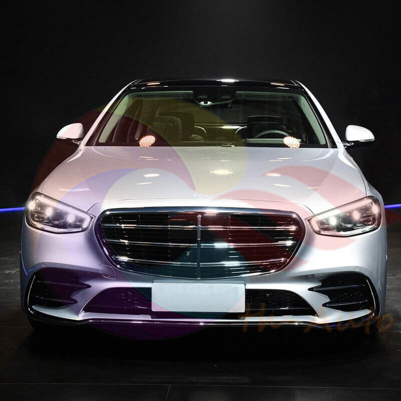 👉 3PCS Chrome Front Bumper Molding Trim For Mercedes W223 S-Class ...