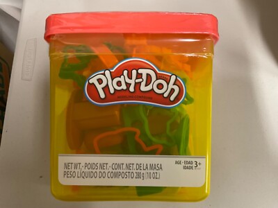 Play-Doh Fun Tub Set, 19 Accessories And Reusable Storage Container ...